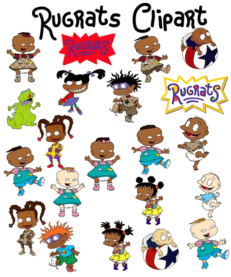 Rugrats Clipart PNG Images 45 PNG Images Not SVG Digital - Etsy