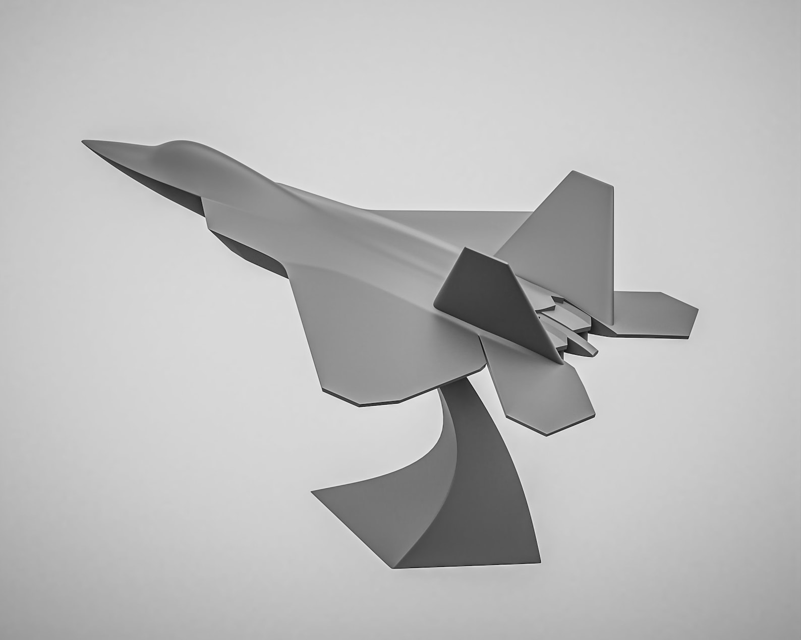 Minimalist F-22 Raptor 3D Printable STL Model DIGITAL DOWNLOAD - Etsy