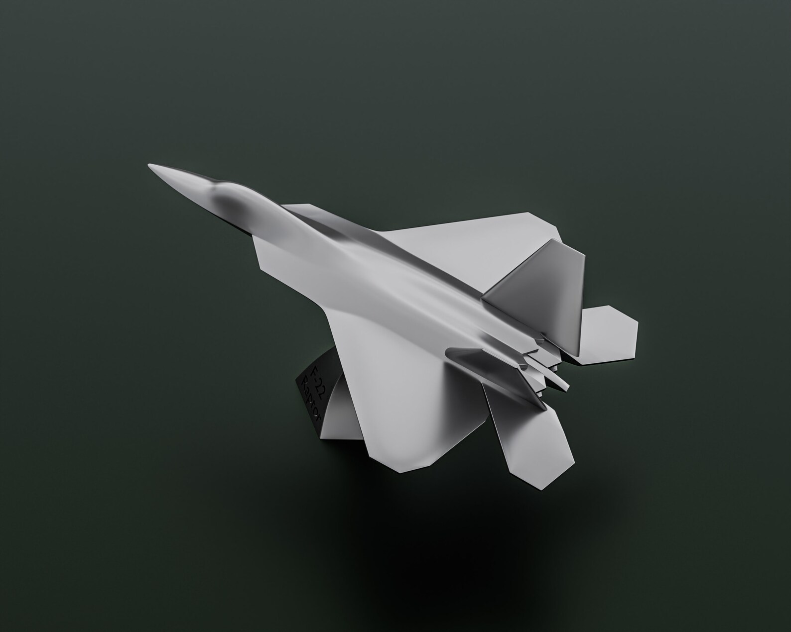 Minimalist F-22 Raptor 3D Printable STL Model DIGITAL - Etsy