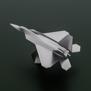 Minimalist F-22 Raptor 3D Printable STL Model DIGITAL - Etsy