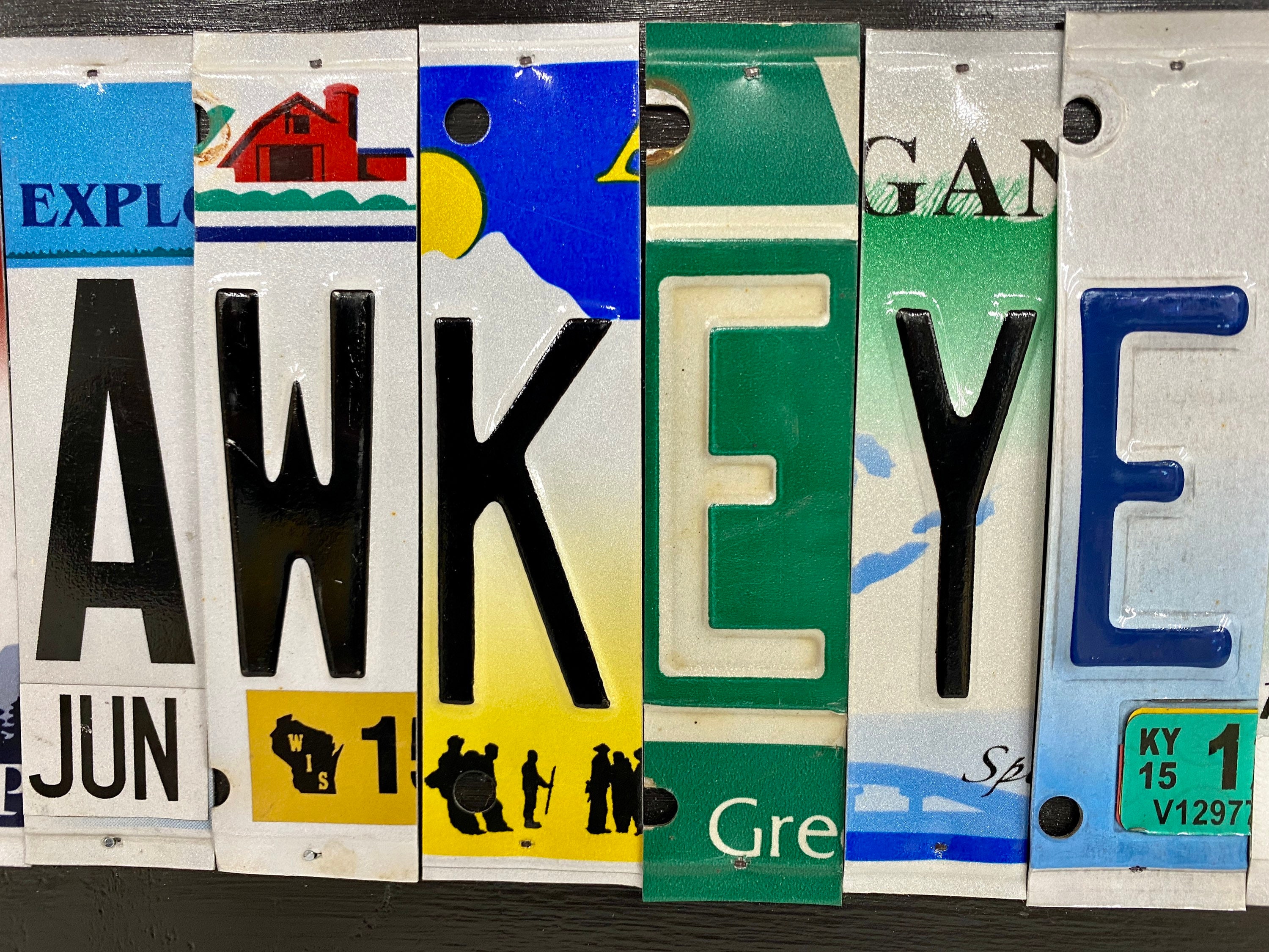 Custom University Sign With Logo License Plate Sign - Etsy