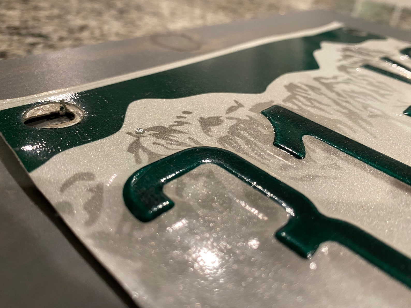 Colorado License Plate Map Small Rocky Mountains Gift - Etsy