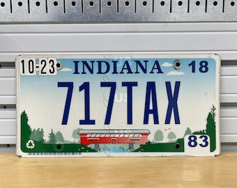 Indiana License Plate Frame - Etsy