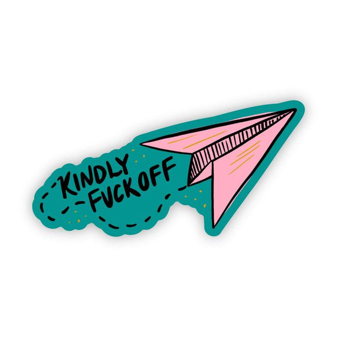 Paper Airplane Sticker | Vinyl Decal - Etsy