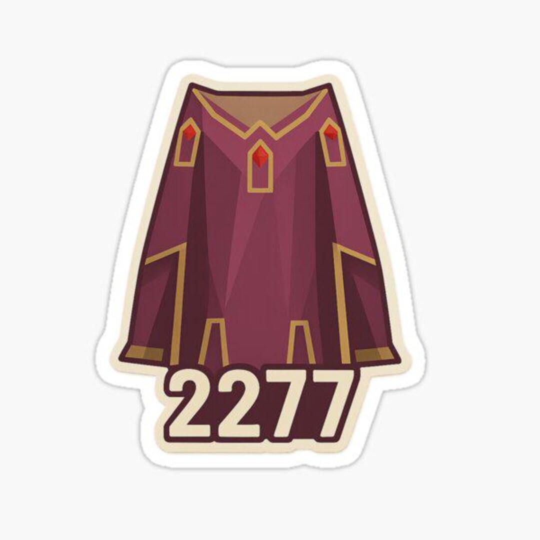 Max Cape—old School Runescape—vinyl Sticker - Etsy