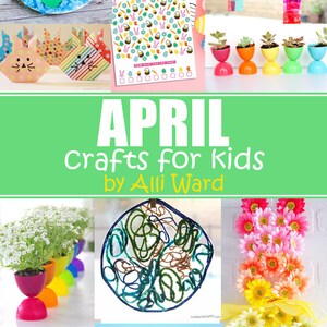 April Crafts for Kids - 21+ Crafts, Games and Coloring Pages - Etsy