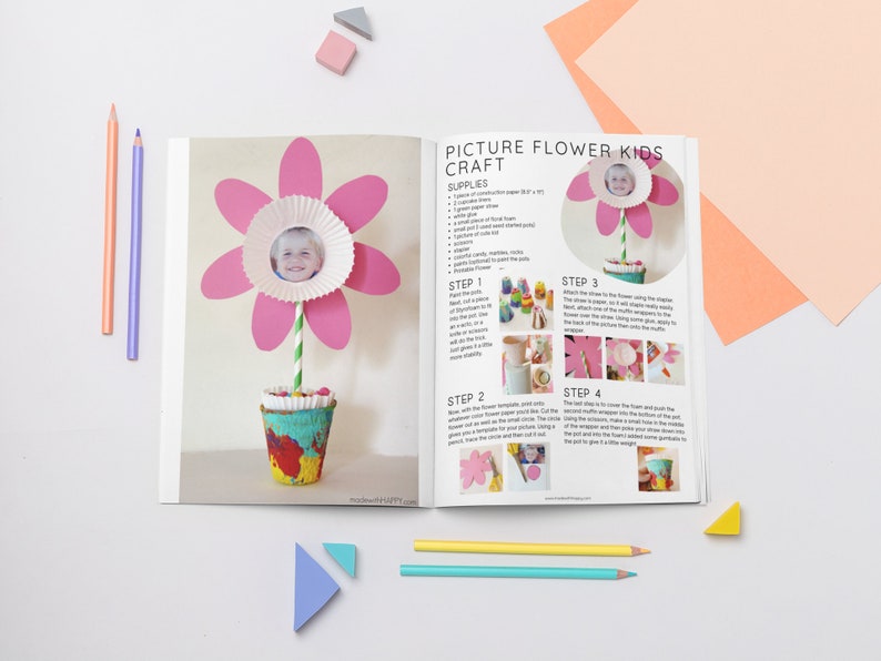 Photo Flower Craft - Etsy