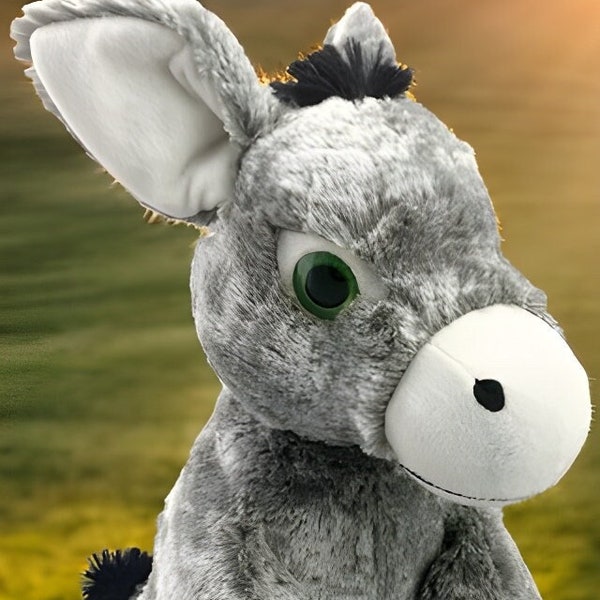 Stuffed Donkey - Etsy