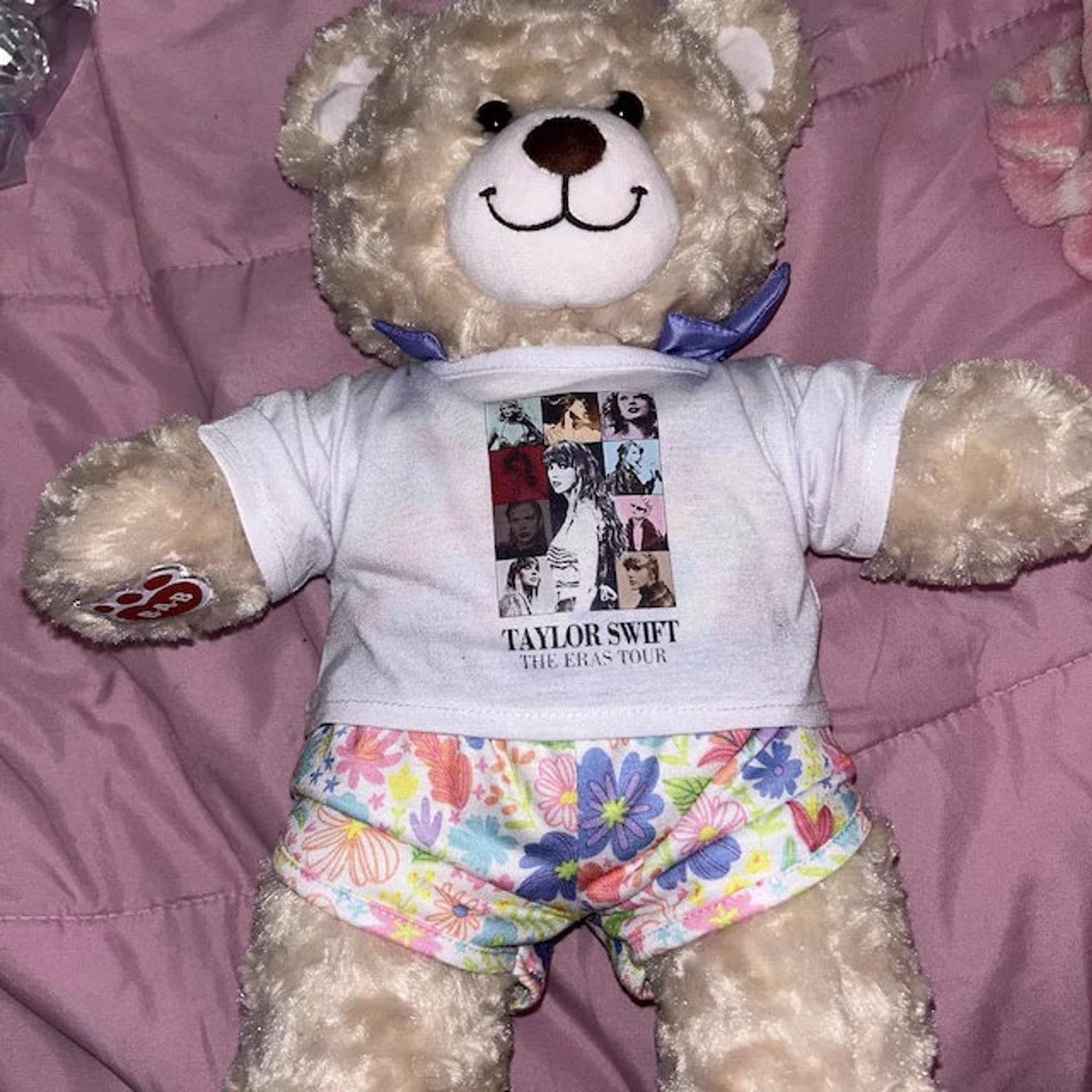 RAINBOW TEDDY Stuffed Animal, 16" Plushie, Make Your Own Stuffie, Soft ...
