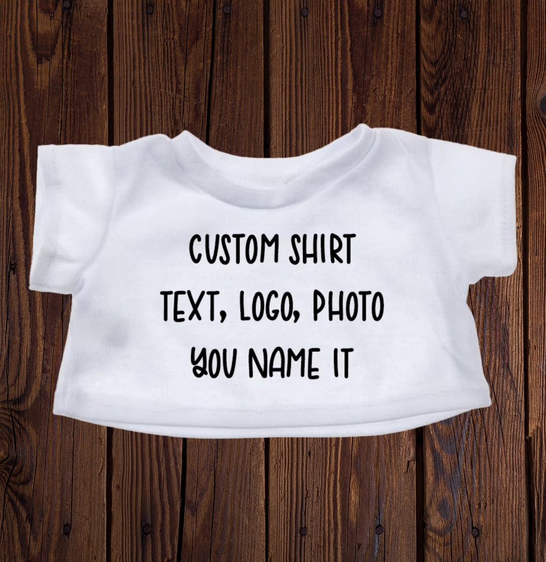CUSTOM Plushie T-SHIRT, Fits 16-inch Stuffed Animals, Plushie Clothing ...