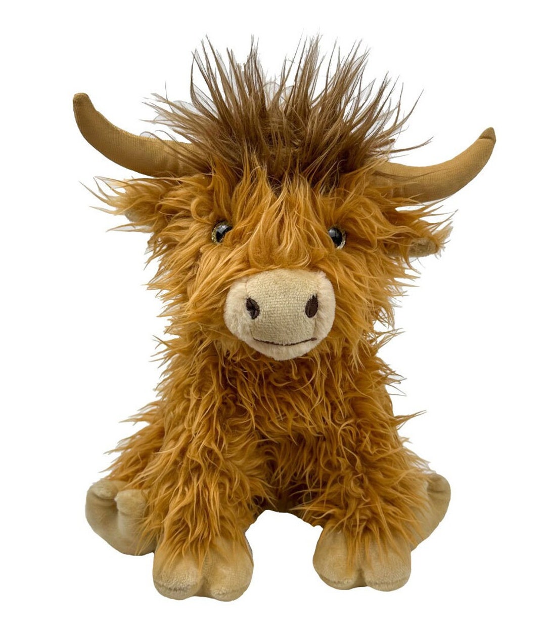 HIGHLAND COW Stuffed Animal, 16" Plushie, Make Your Own Stuffie, Soft ...