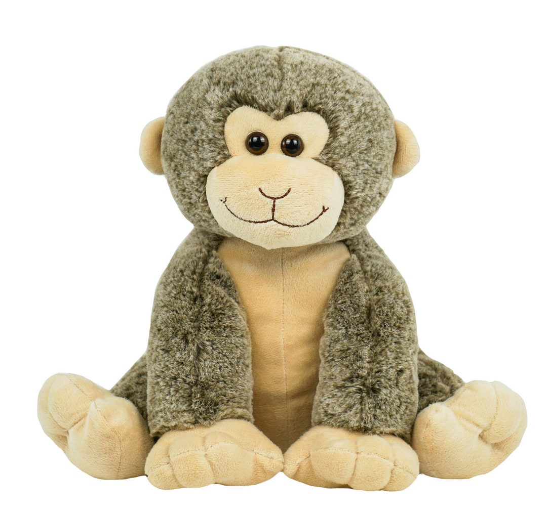 WEIGHTED MONKEY Stuffed Animal, 16" Plushie, Sensory Comfort Toy ...