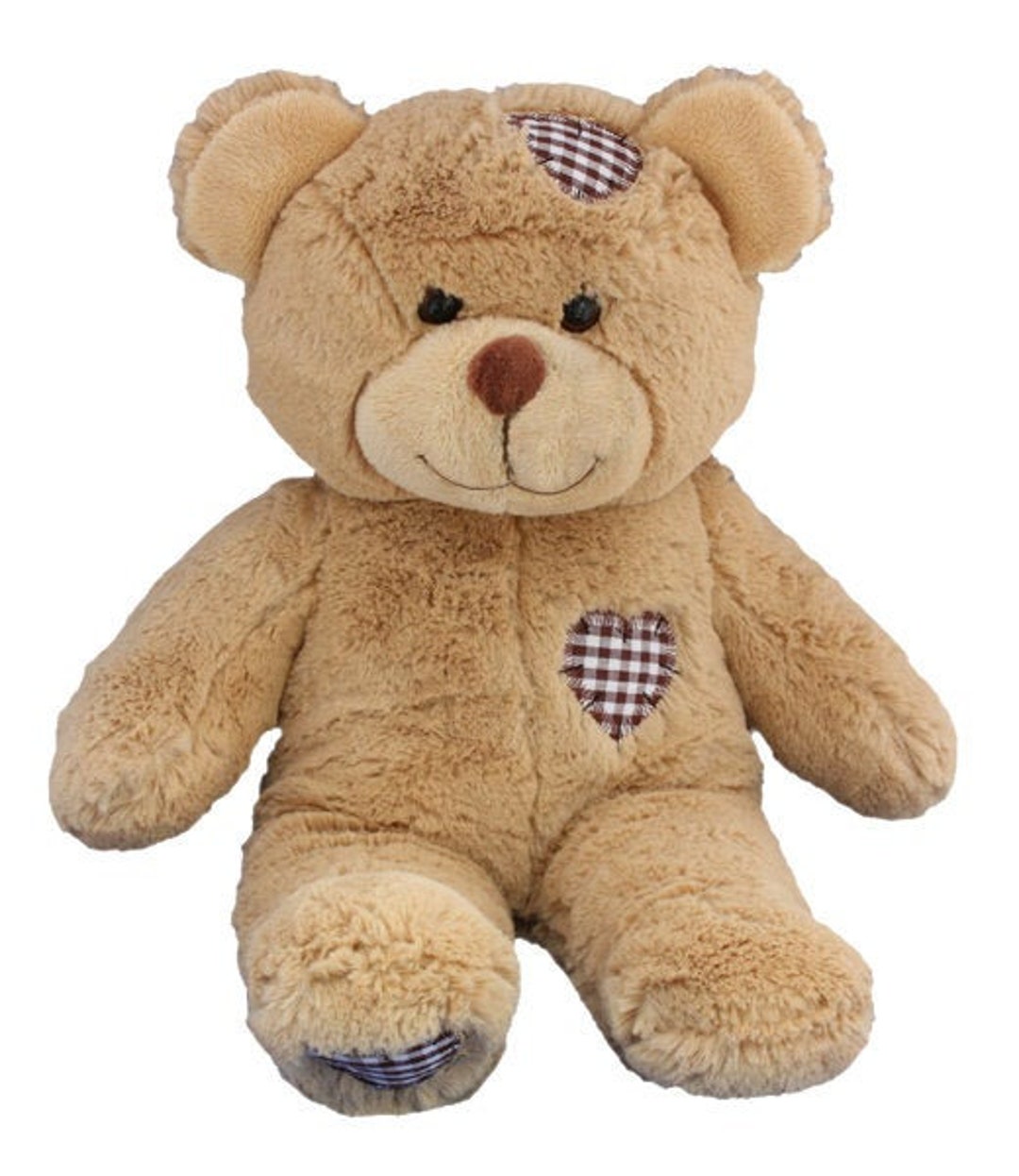 PATCH TEDDY Bear Stuffed Animal, 16" Plushie, Make Your Own Stuffie ...