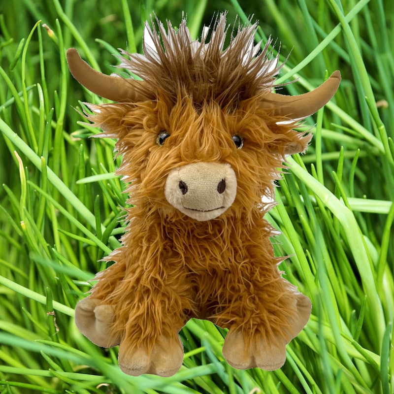 Weighted Highland Cow Stuffed Animal - Etsy