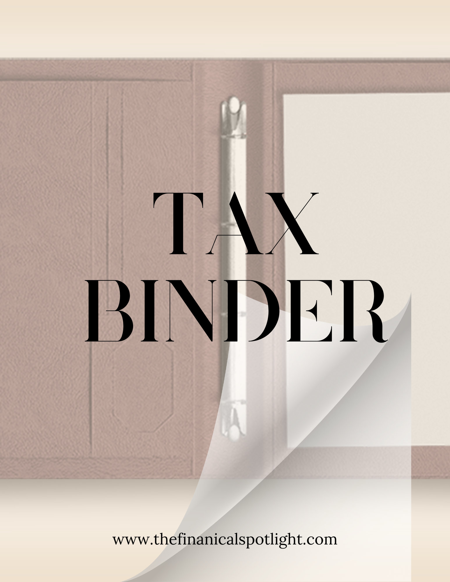 Tax Return Organization Workbook Important Tax Documents Individual ...