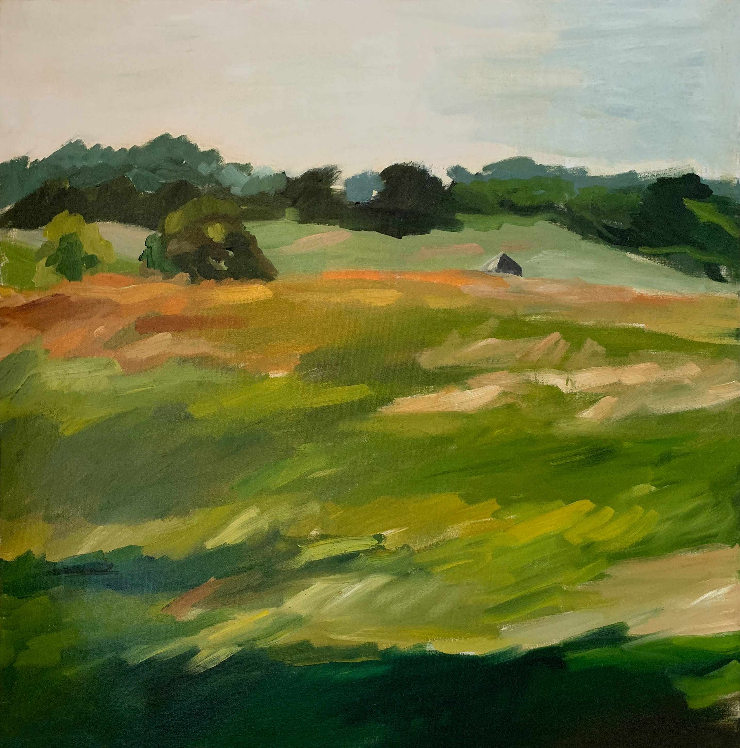 In the Field - Fine Art Print From Landscape Oil Painting - Etsy