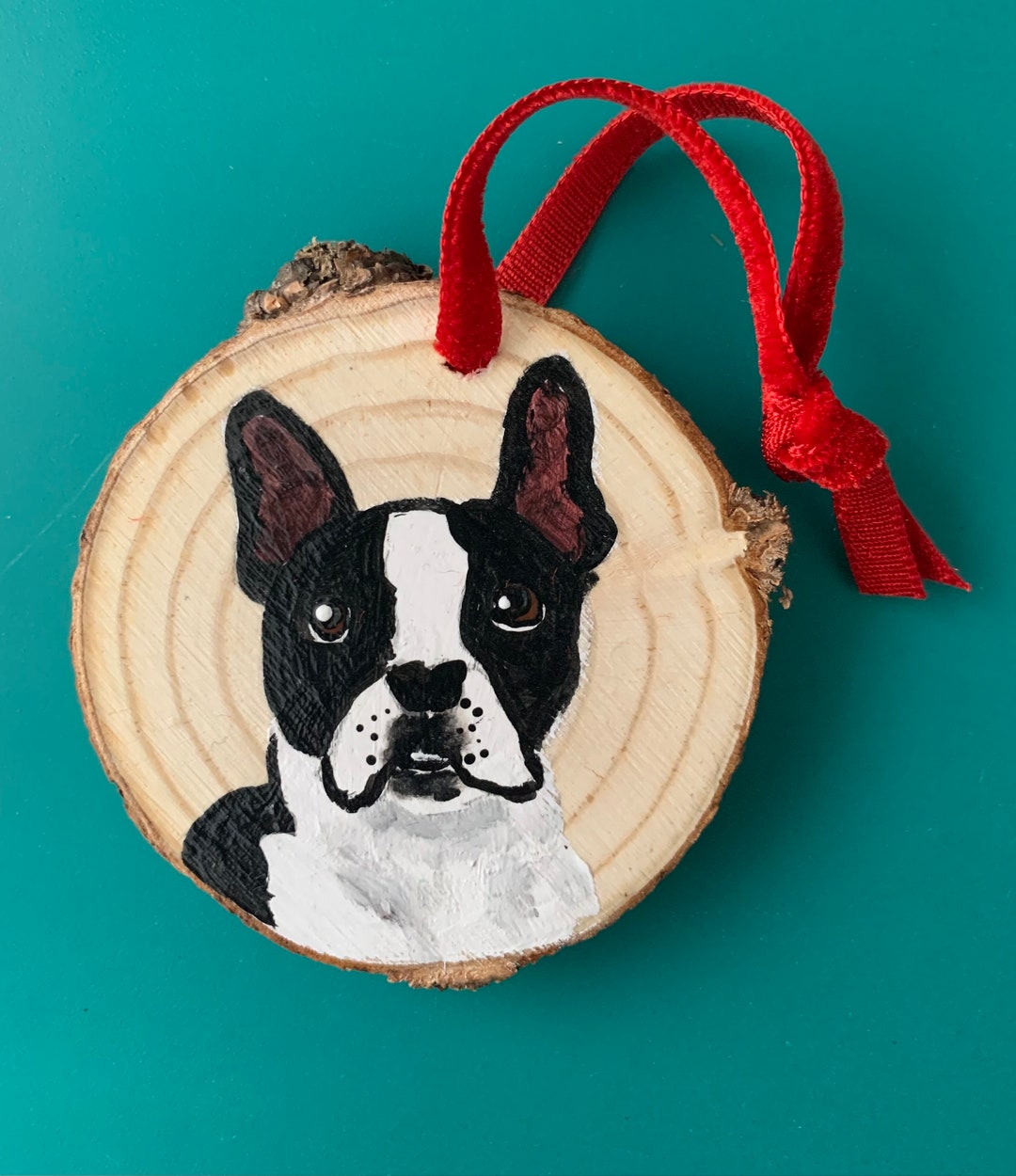 Boston Terrier Ornament - Etsy