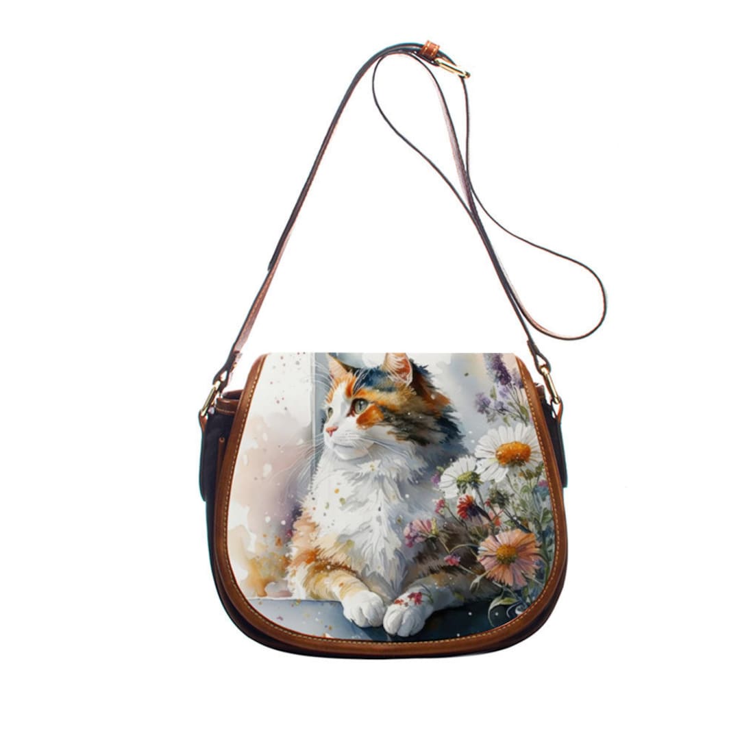 Realistic Cat Crossbody Bag, Cat Cross Body Bags, Gift for Cat Mom ...