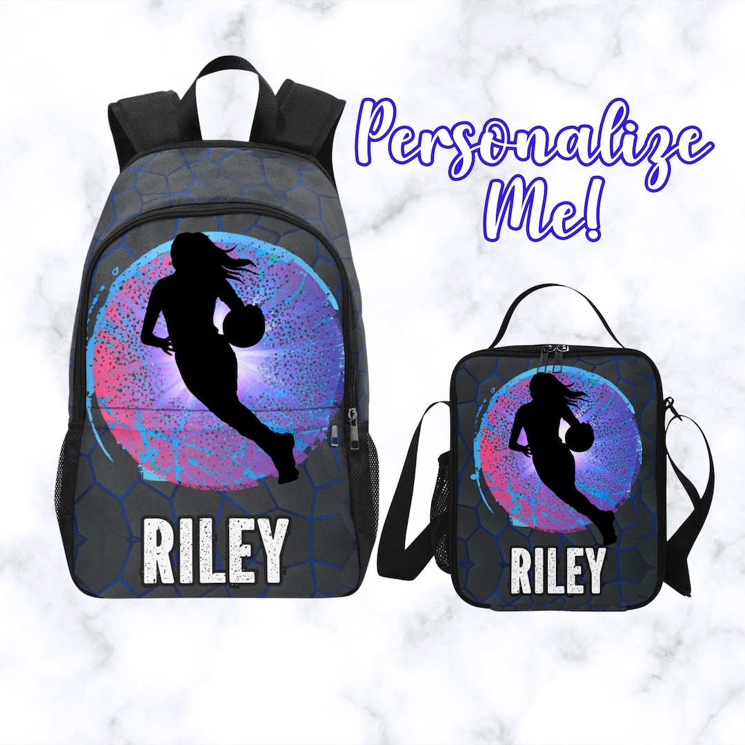 Girls Basketball Backpack Personalized With Name Custom - Etsy