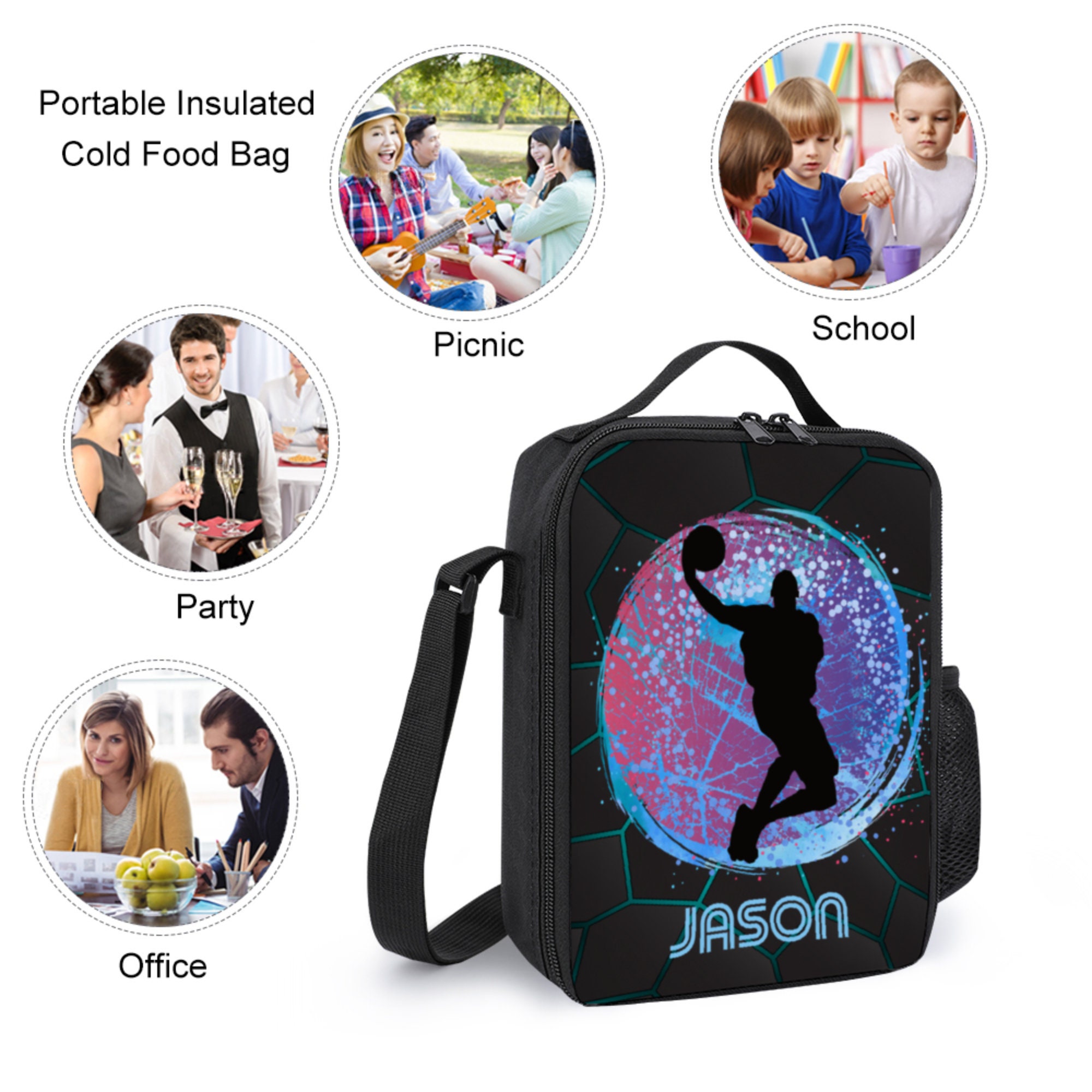 Personalized Basketball Lunchbox for Boys Customized Lunchbox - Etsy