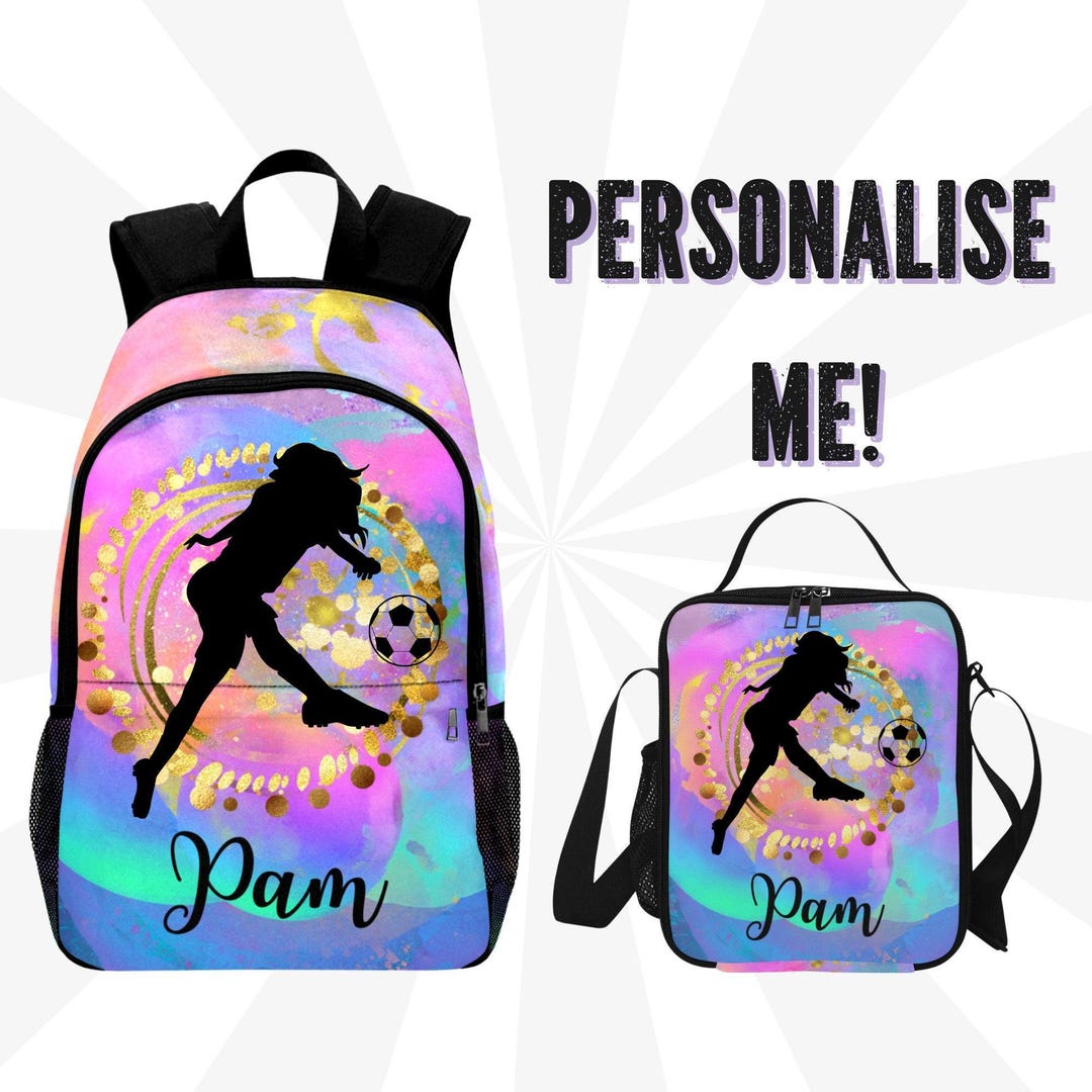 Personalized Soccer Backpack for Girls - Custom Soccer Girls Backpack ...
