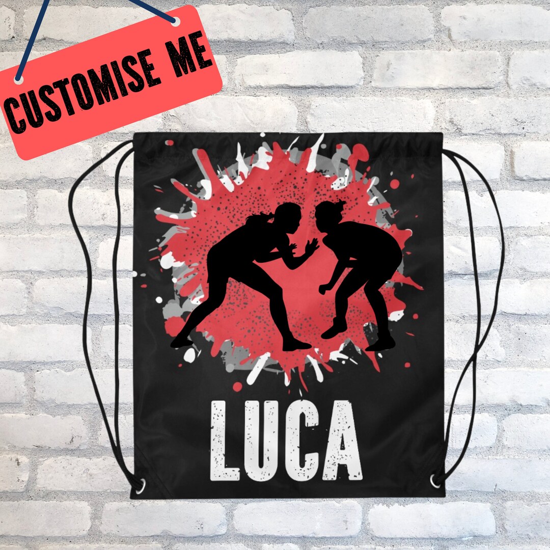 Custom Wrestling Backpack for Girls, Personalized Wrestling Bag for ...