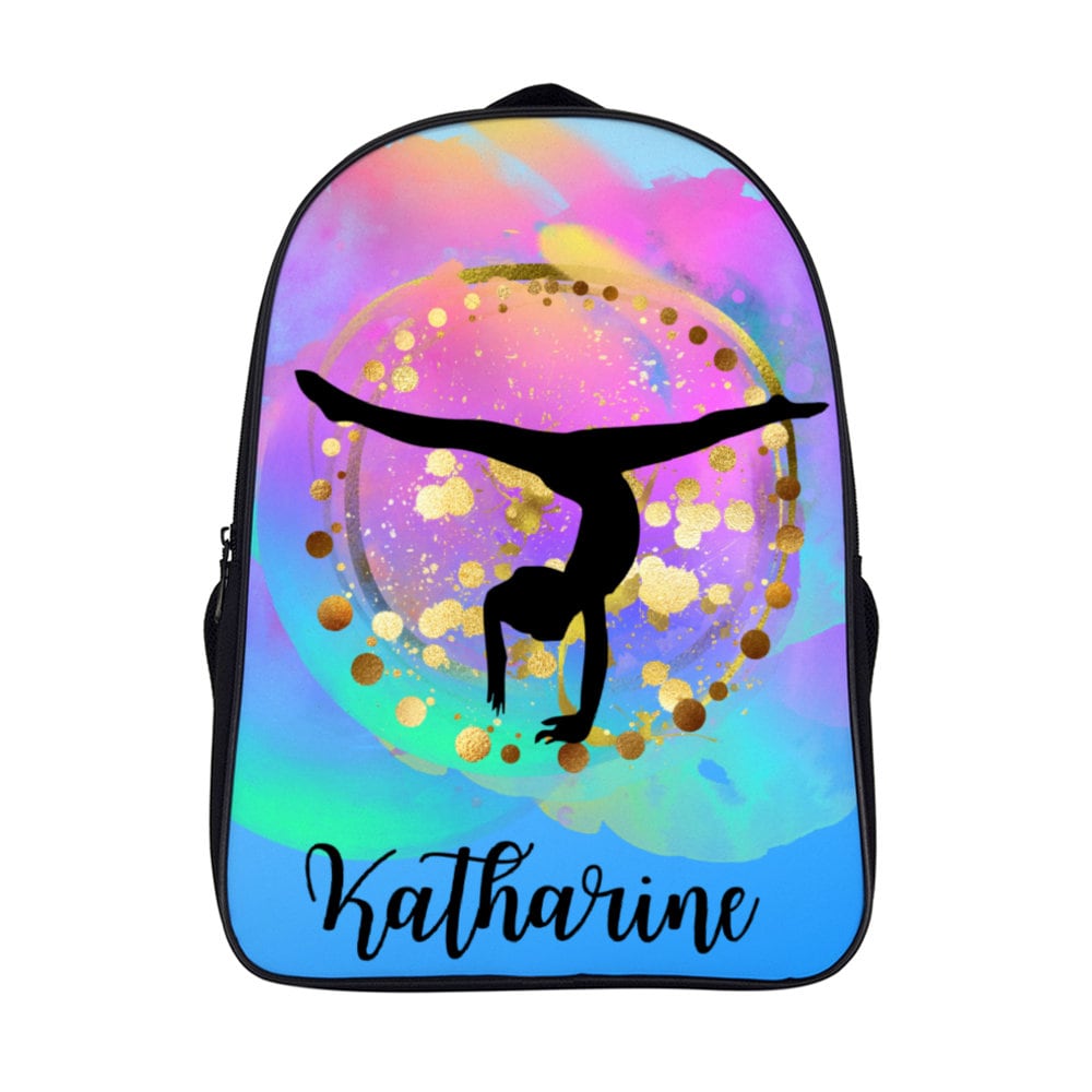 Customised Backpack for Gymnastics Gym Bag for Girls Write | Etsy