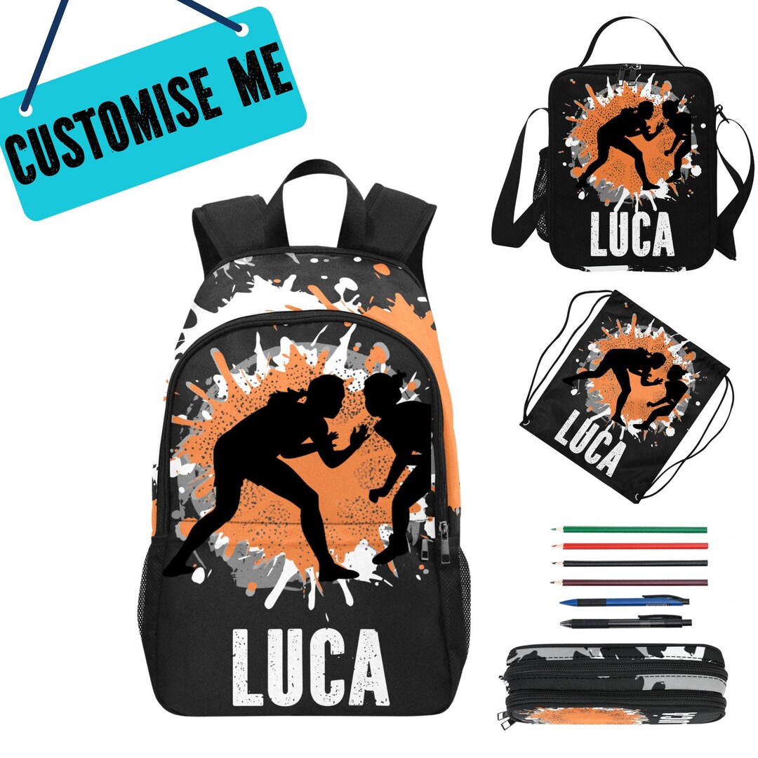Customized Wrestling Backpack for Girls, Personable Bookbag for ...