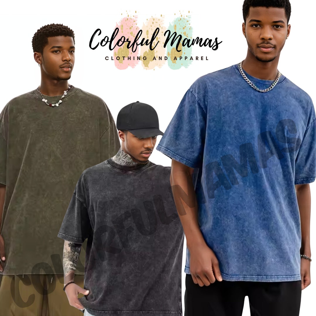 Mens Stone Washed Shirts in Oversized Style, Oversized Shirts for Men ...