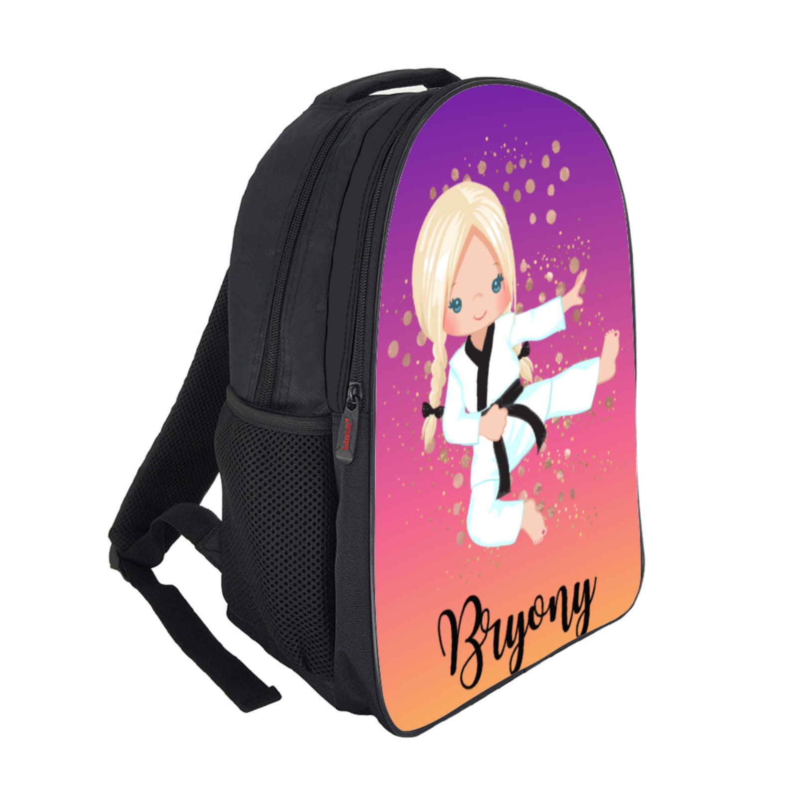 Personalized Karate Bag for Girls Personalised Back Pack for - Etsy