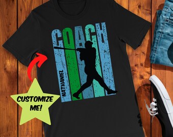 Baseball Coach Tshirt - Etsy