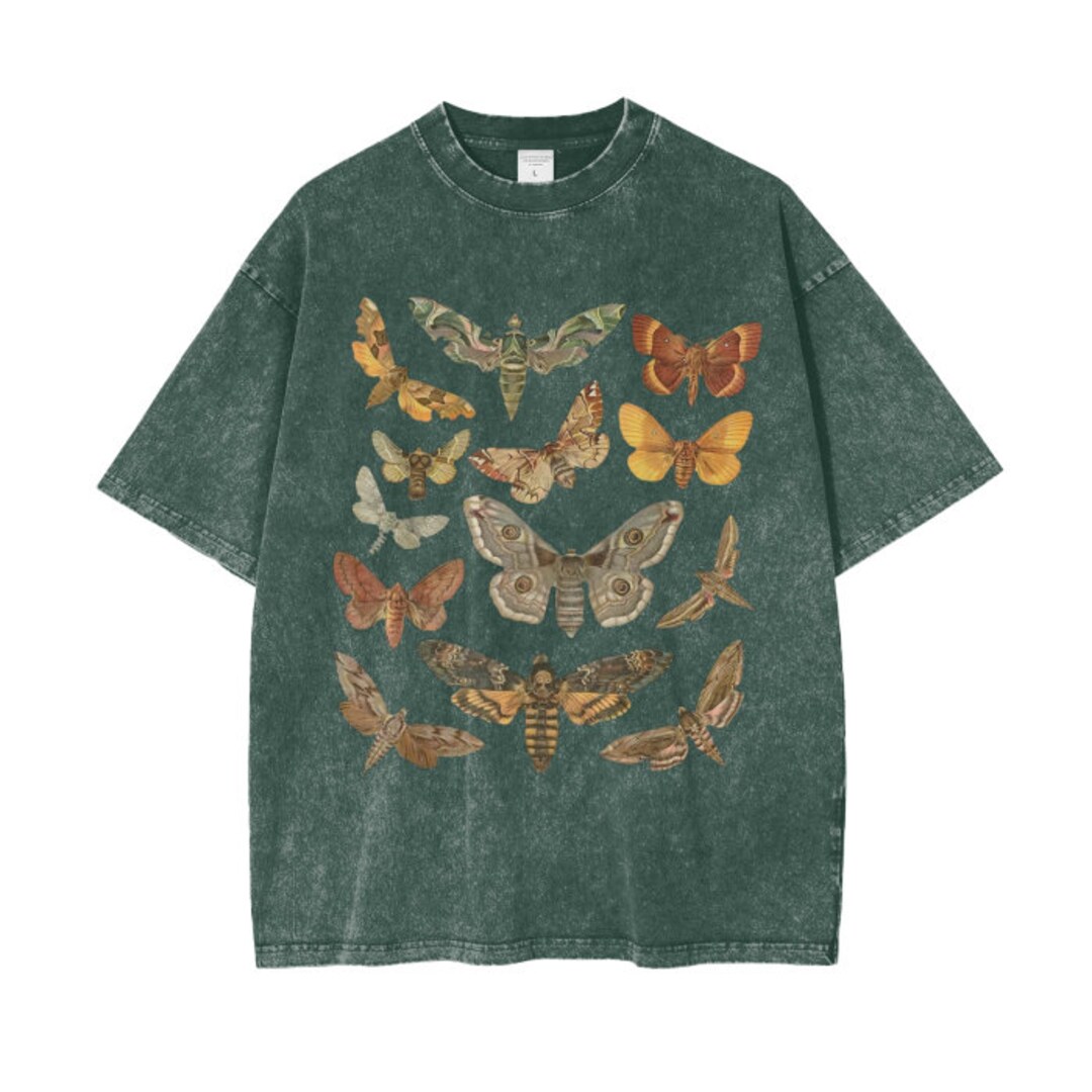 Cottagecore Shirts for Men With Moths On, Moths Shirt for Women and Men ...