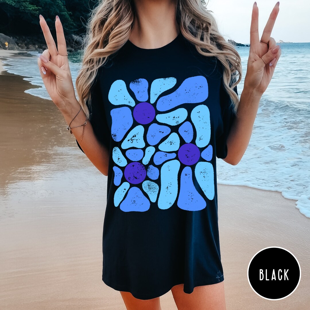Abstract Art Tshirt, Abstract Floral Shirt, Modern Art Shirt, Art ...