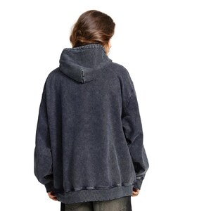 Men's Acid Wash Distressed Oversized Hoodie, Men's Oversize Hoodie ...