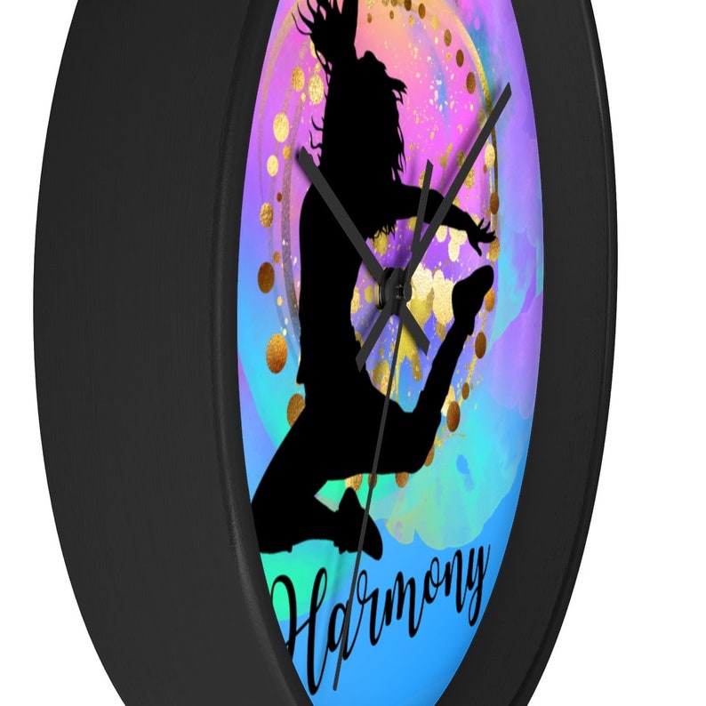 Personalized Wall Clock for Dancers Girls Dancing Clock for | Etsy