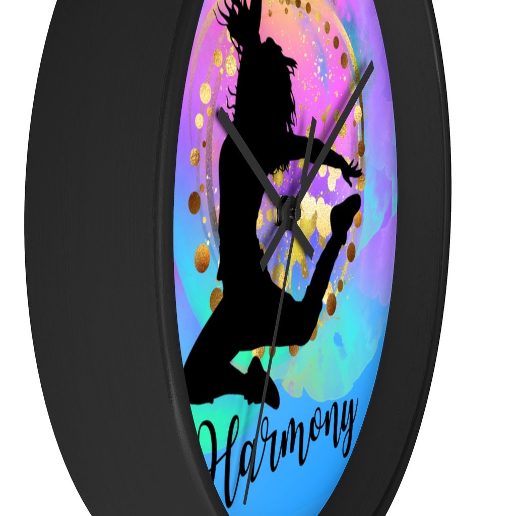 Personalized Wall Clock for Dancers Girls Dancing Clock for | Etsy