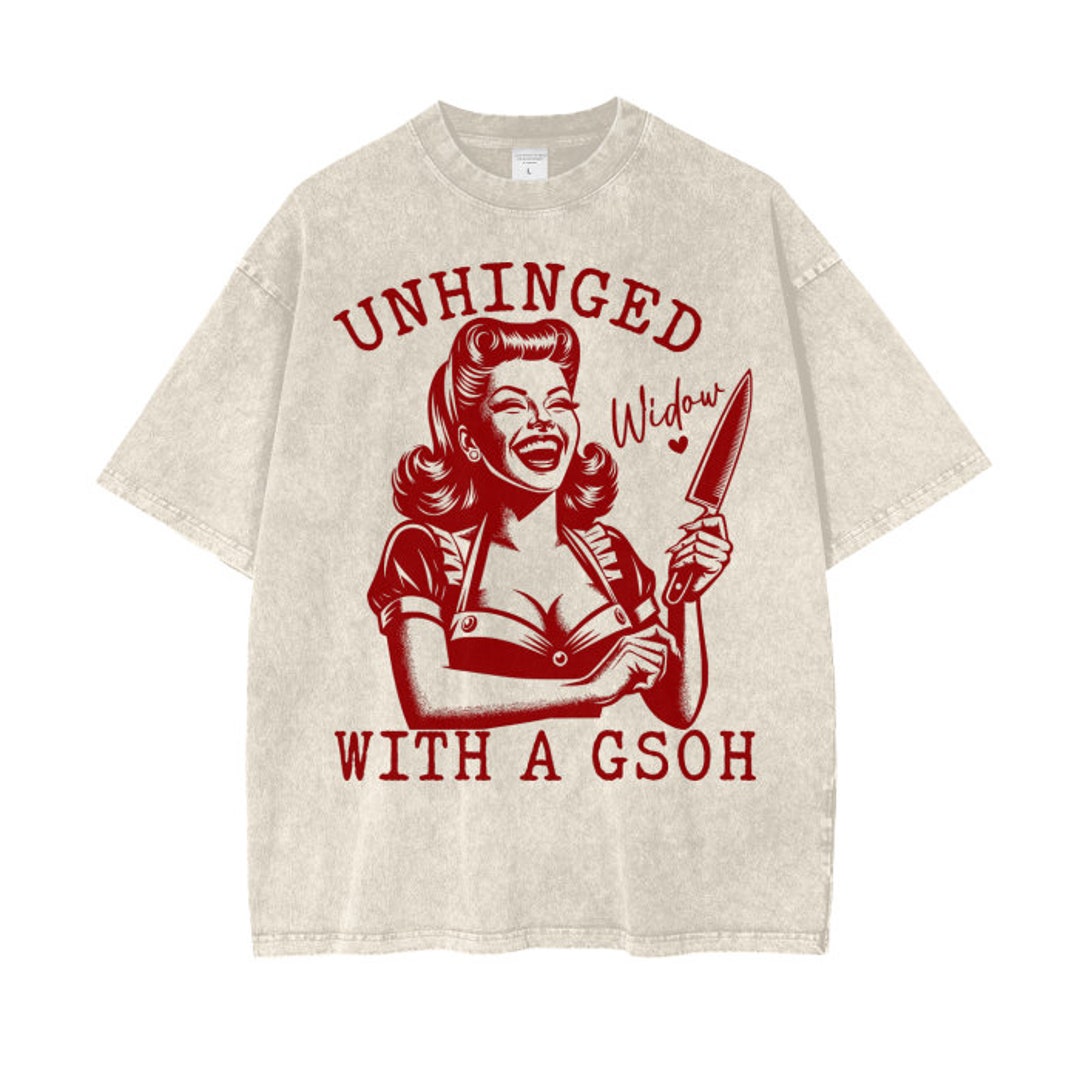 Funny Oversized Unhinged Shirt for Women, 1950's Housewife Shirt ...