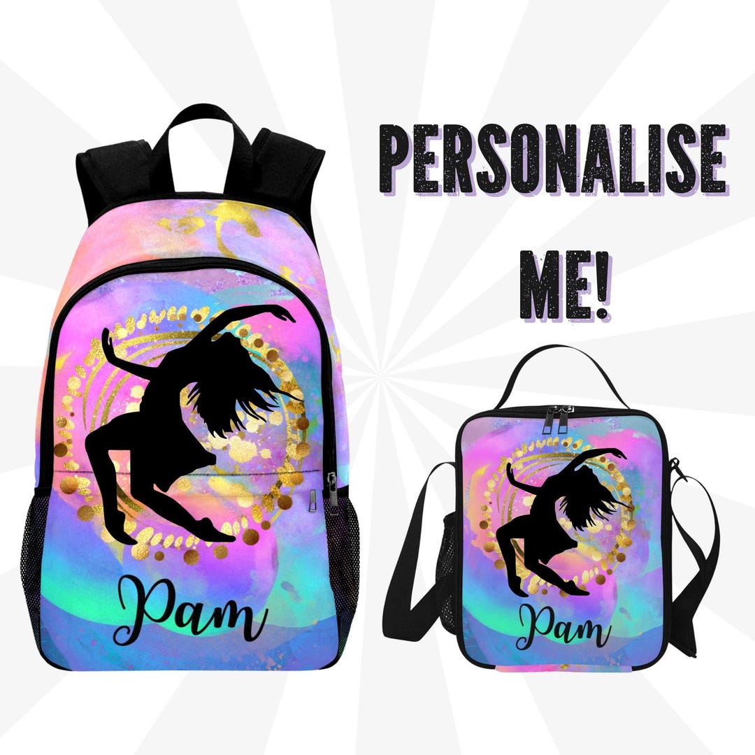 Personalized Dancer Backpack for Girls Customized Dance Bag With Name ...