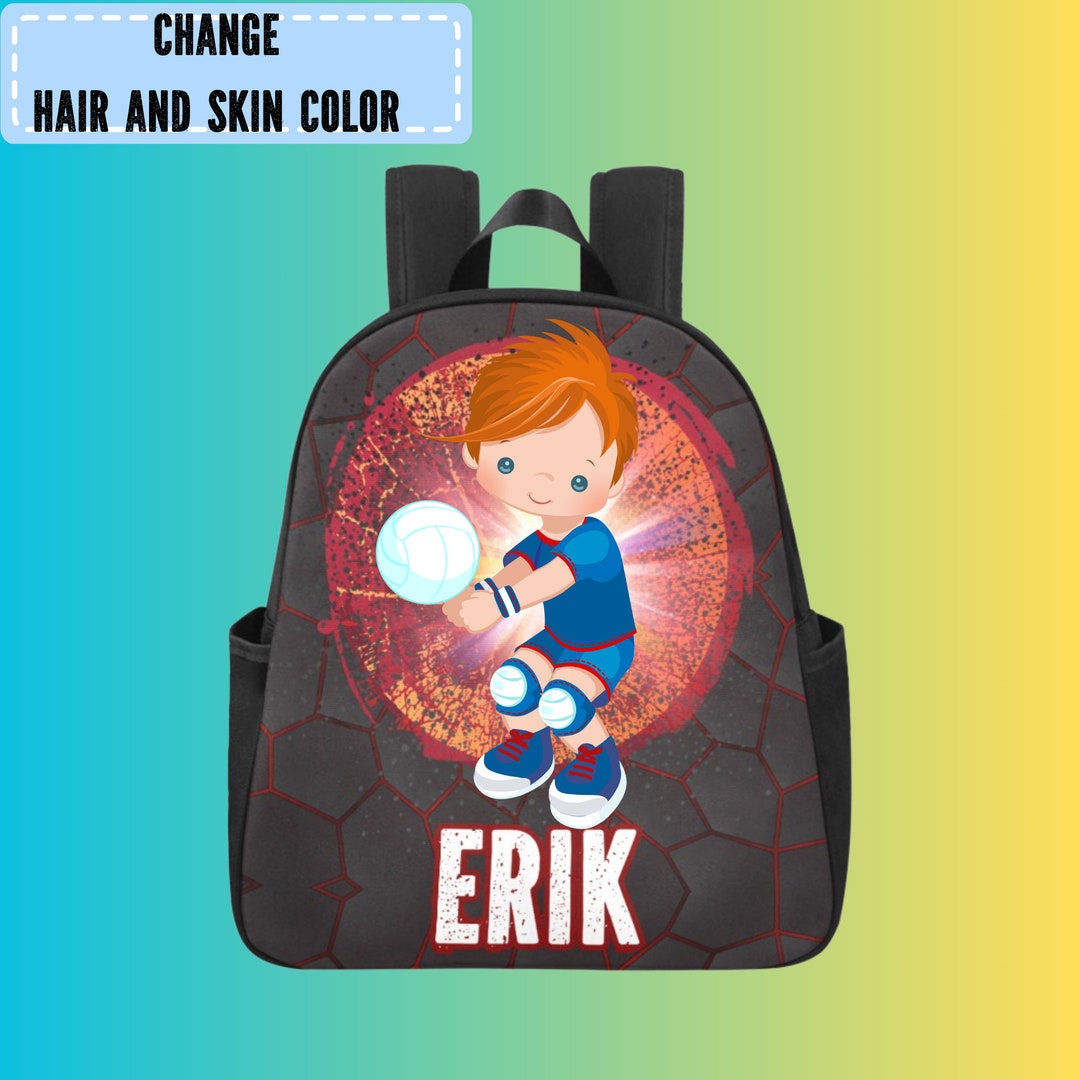 Personalized Volleyball Backpack for Boys, Volleyball Gift for Kids ...