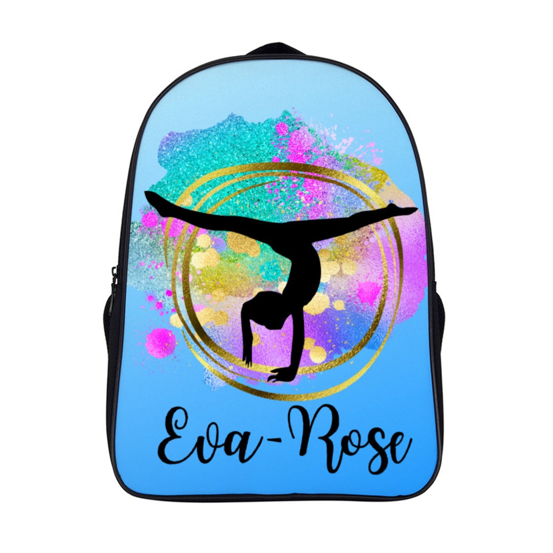 Handstand Gymnastics Backpack for Girls Fully Customisable Personalised ...