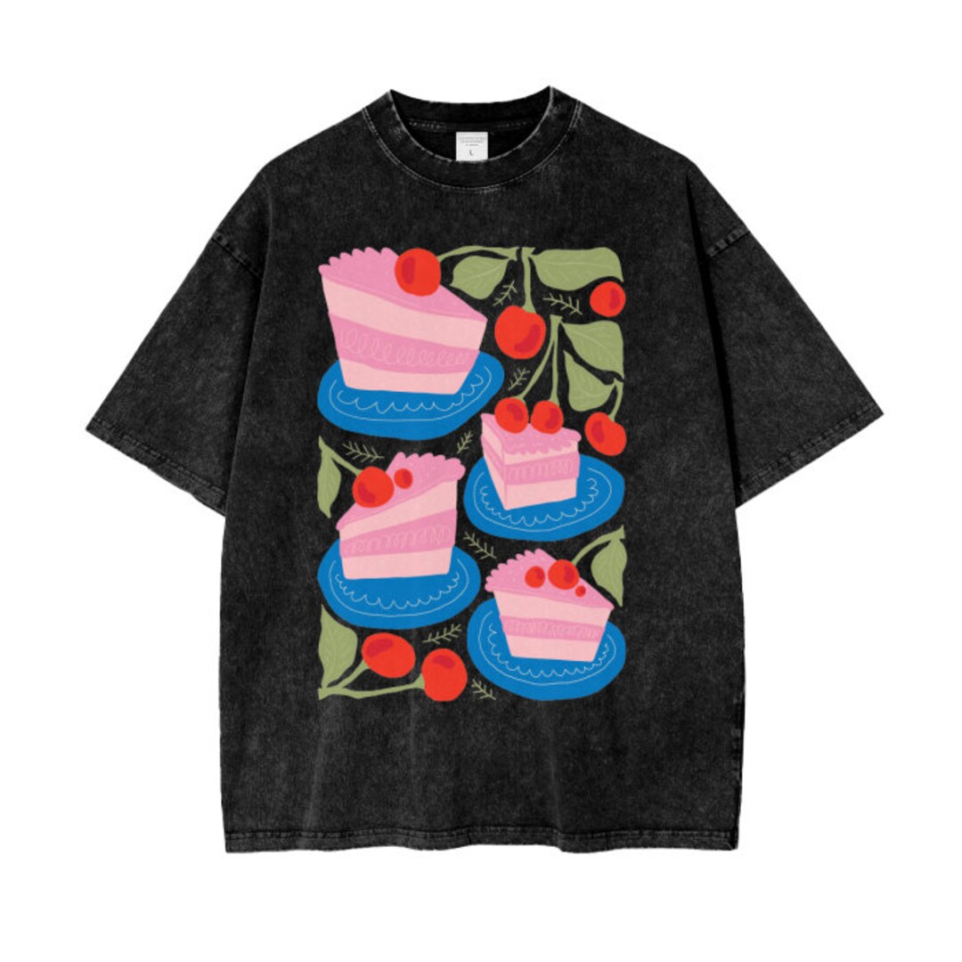 Oversized Cake Shirt for Men and Women, Cake Tshirt in Oversize Style ...