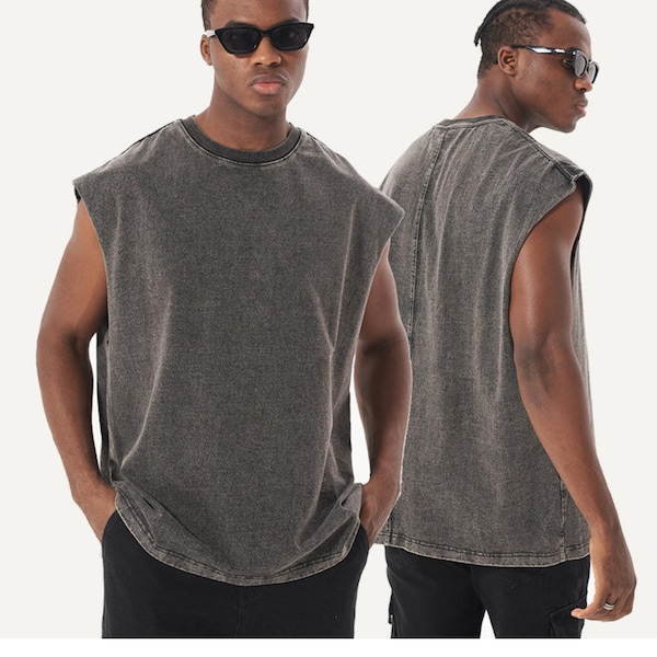 Oversized Sleeveless Men - Etsy