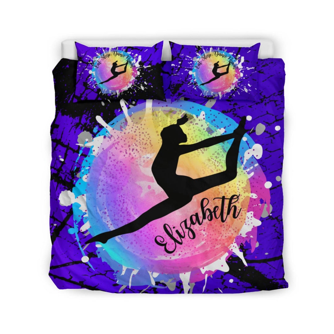 Personalized Dance Bedding Set for Girls, Womens Customized Bed Set for ...