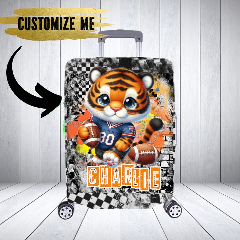 Football Suitcase Cover - Etsy