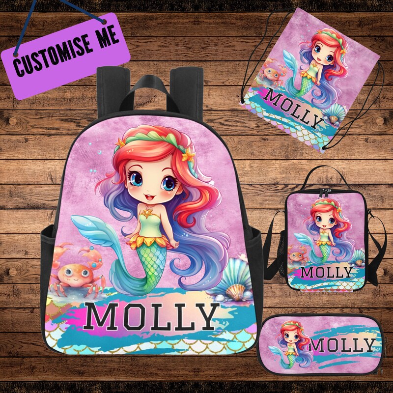 Mermaid Backpack - Etsy