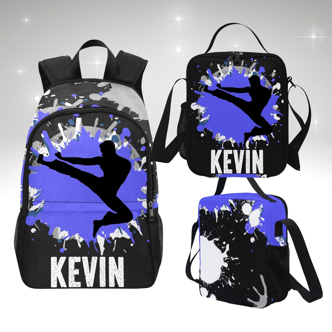 Boys Backpack for Karate Kids, Personalized Karate Backpack and ...