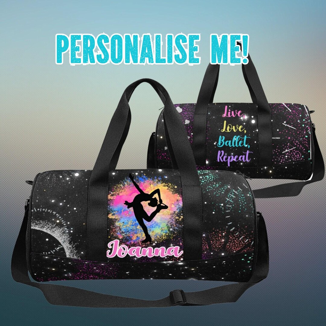 Personalized Ice Skating Backpack for Girls, Customized Figure Skater ...