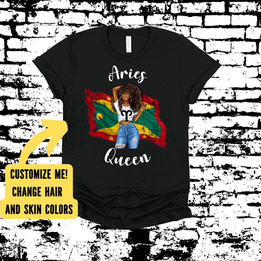 Personalized Grenada Shirt for Women , Customized Zodiac Tshirt for ...