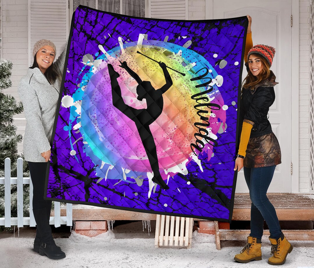 Personalized Rhythmic Gymnastics Bedding for Girls, Personalized ...