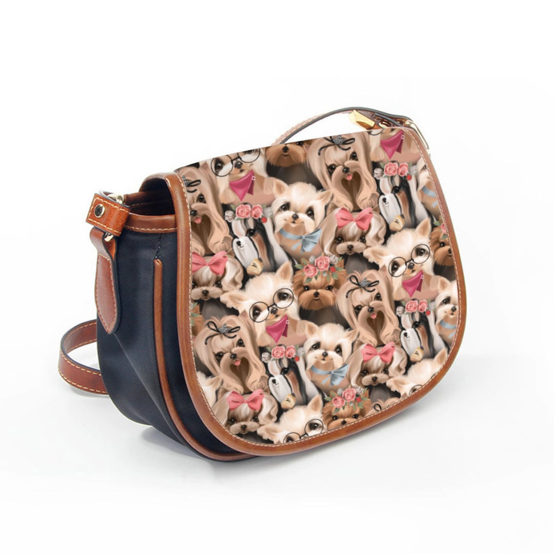 Yorkshire Terrier Bag for Women, Womens Shoulder Bag With Dog Print ...